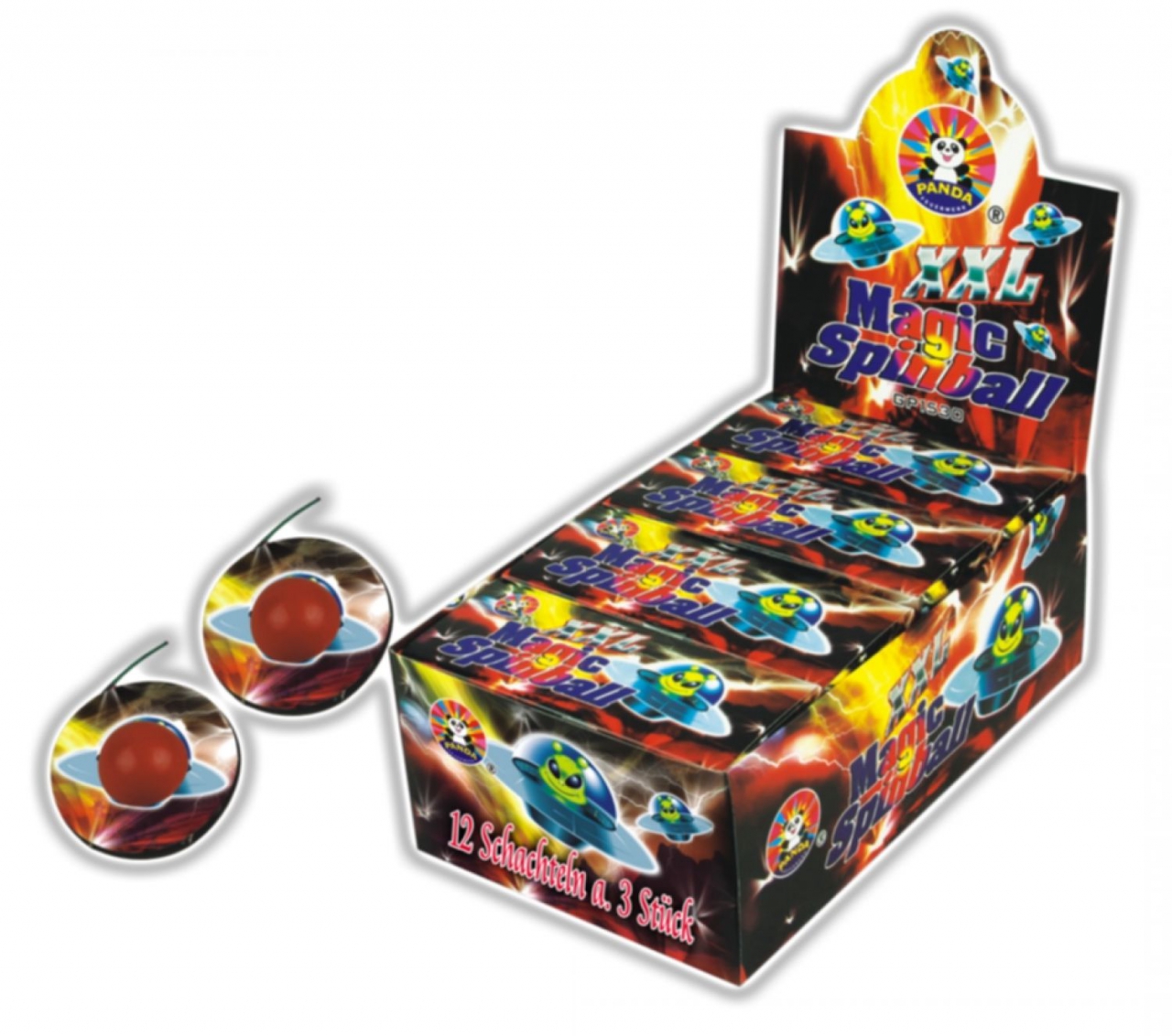 *Archivartikel* Panda XXL Magic Spinball Display | Feuerwerk Hannover