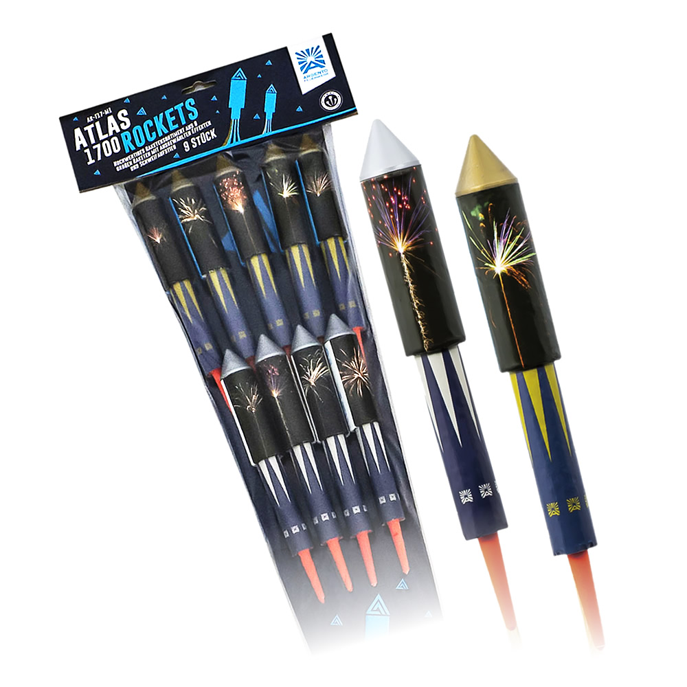 Argento Atlas 1700 Rockets | Feuerwerk Hannover